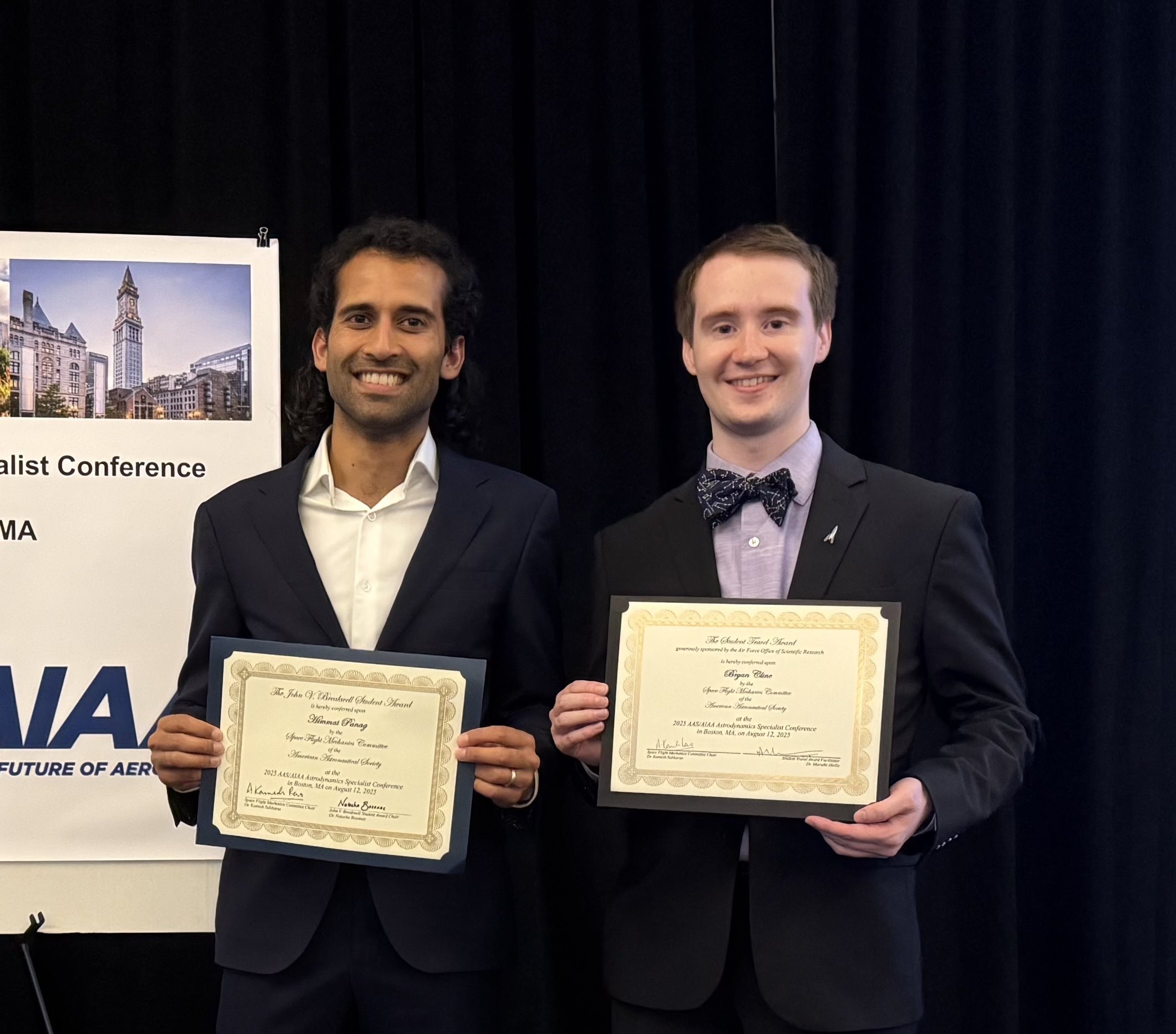 Aerospace grad students receive awards | Aerospace Engineering | Illinois